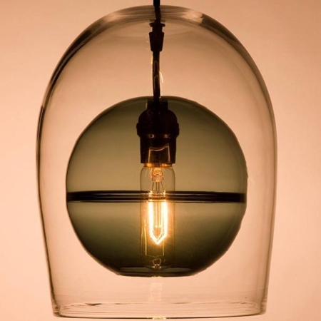 Miro Lamp Sphere With Veil | Moana Glass By Ryan Staub